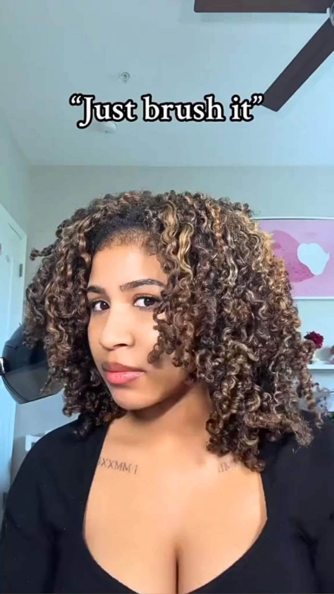 Brushed Or Unbrushed Hair Natural Look