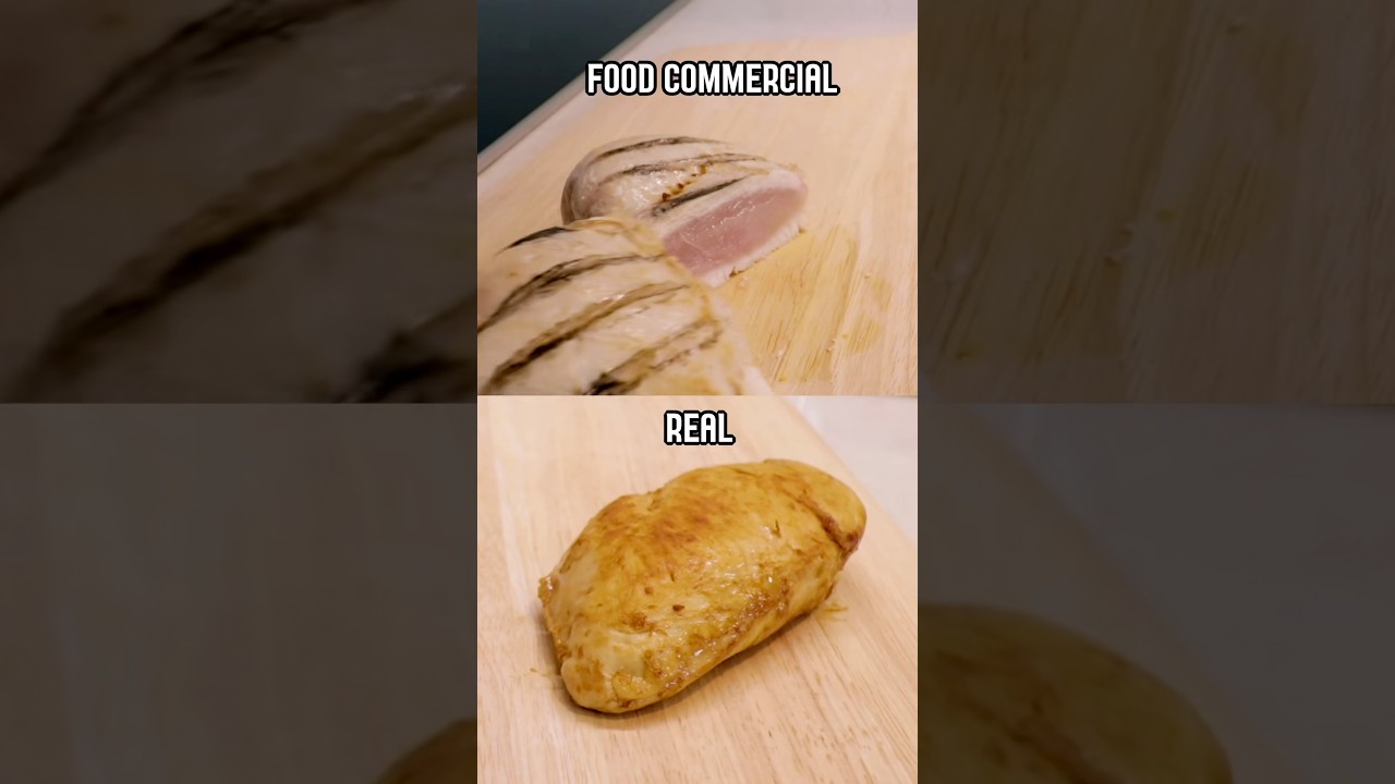 Disturbing raw chicken commercial photography trick finally gets exposed