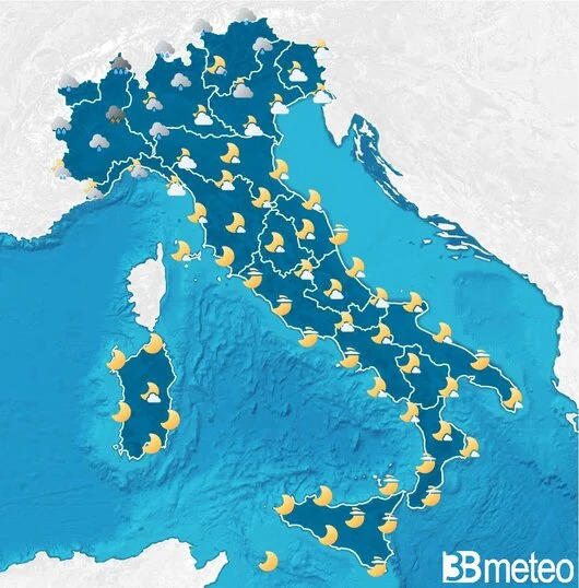Maltempo, temporali e instabilità in tutta la penisola fino a venerdì ...