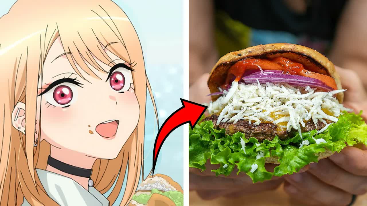 Baby sardine burger from My Dress-Up Darling: Weird concept ...