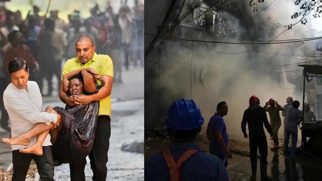 21 dead after massive fire at hotel in south Delhi's Malviya Nagar ...