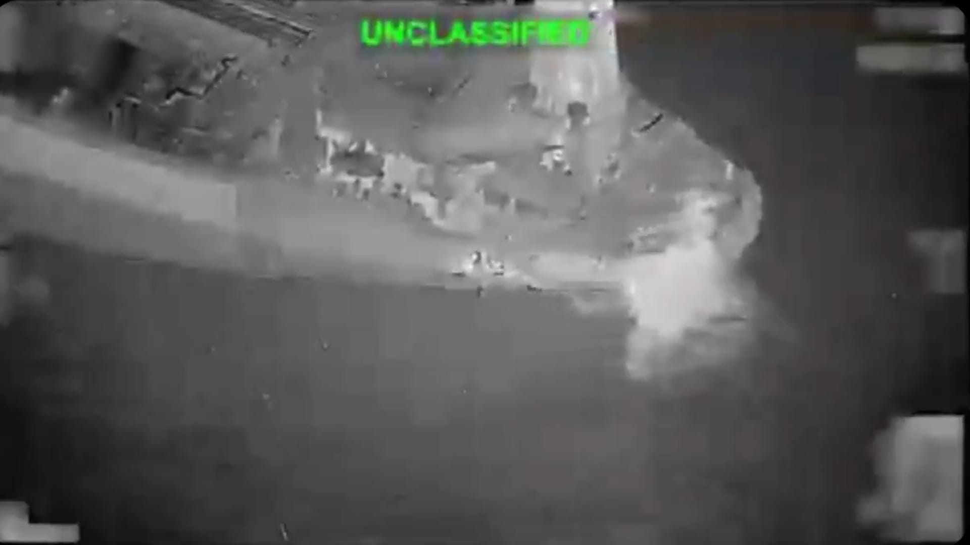 US forces disable oil tanker 'destined for Iran' using Hellfire missile