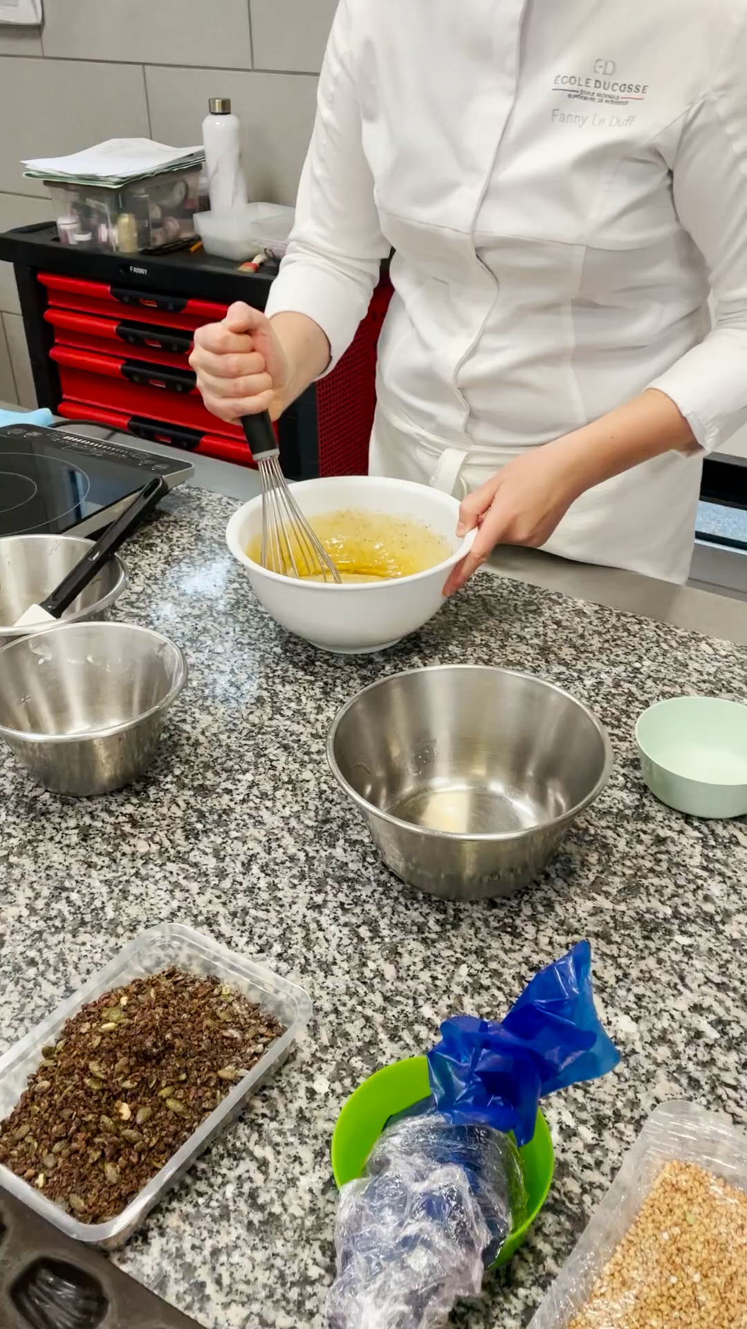 Tiny fancy cakes with big flavor at pastry school