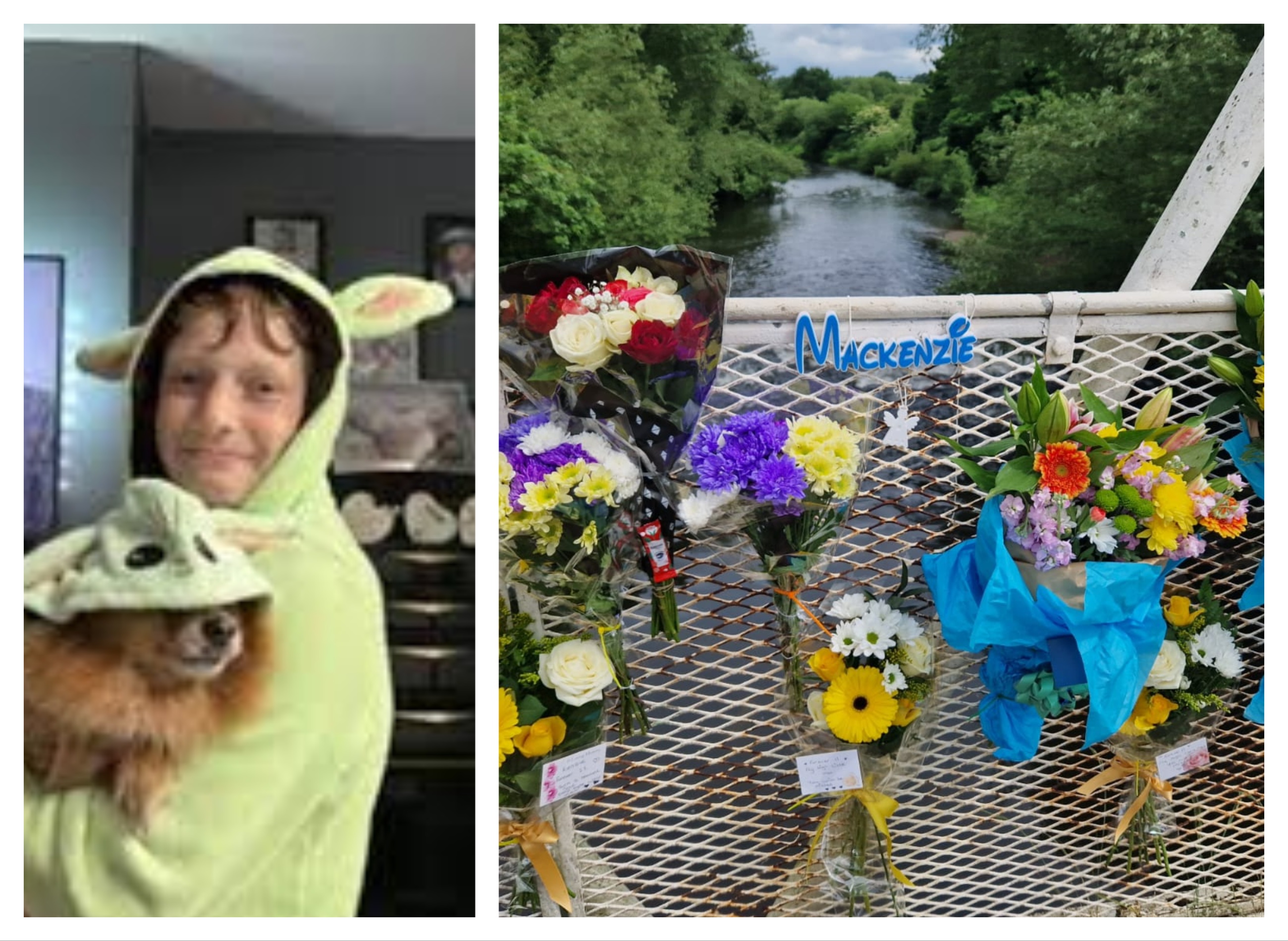 Mackenzie Swift: £10,000 raised as memorial takes place after river death