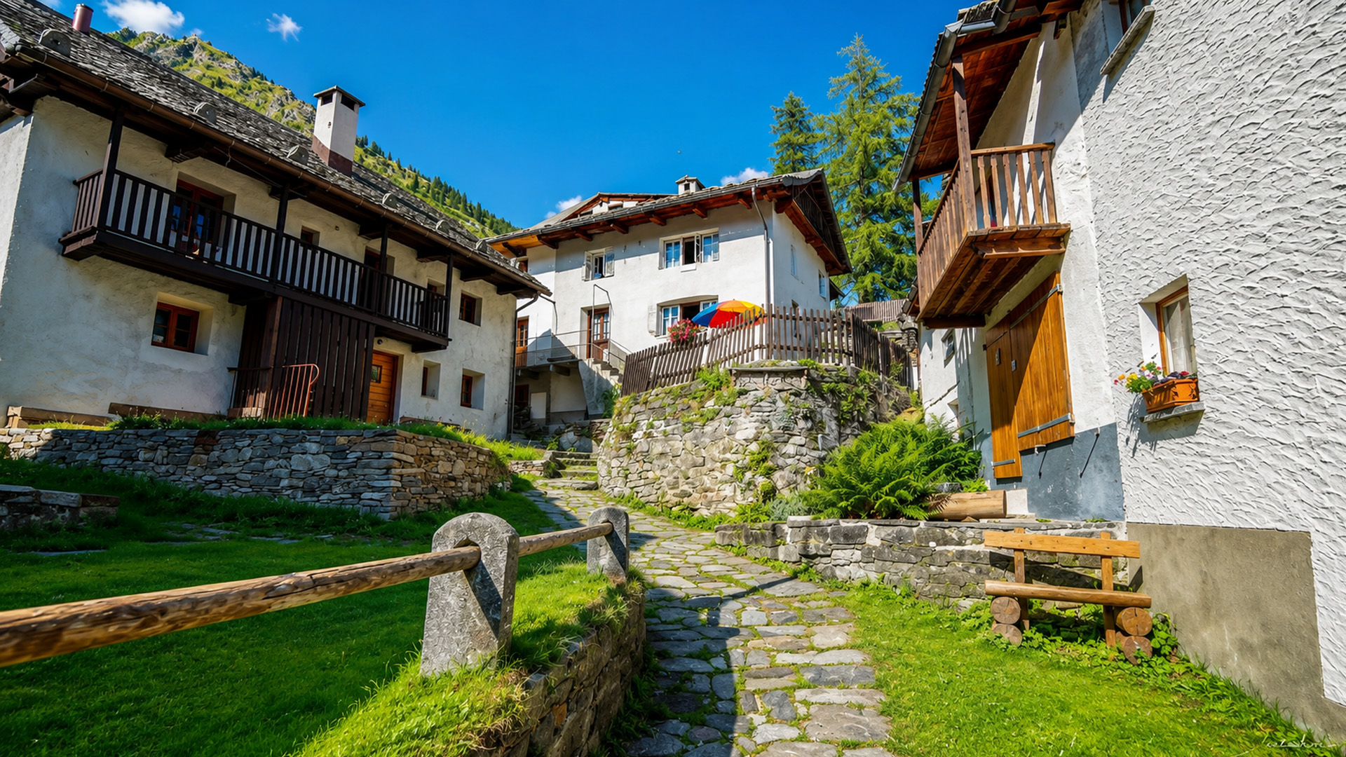Bosco Gurin reveals alpine beauty in Ticino Switzerland (4K)