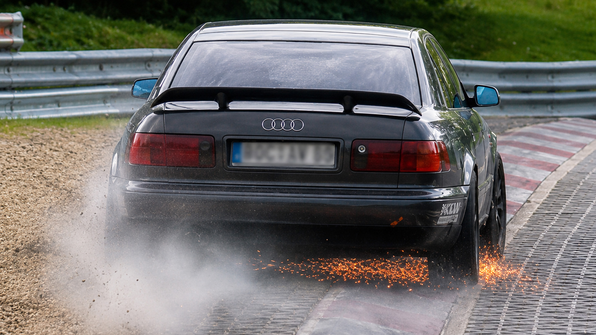 Audi legends push their limits on Nürburgring Nordschleife today