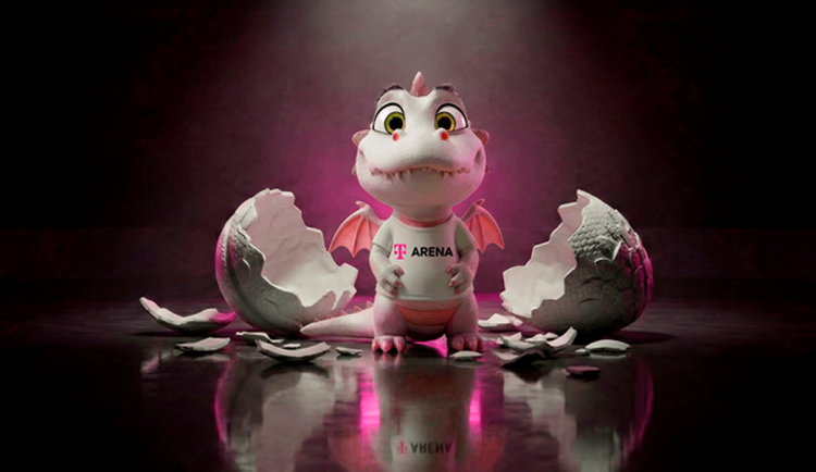 Maskot brněnské multifunkční haly má jméno. Návštěvníky bude vítat drak ...