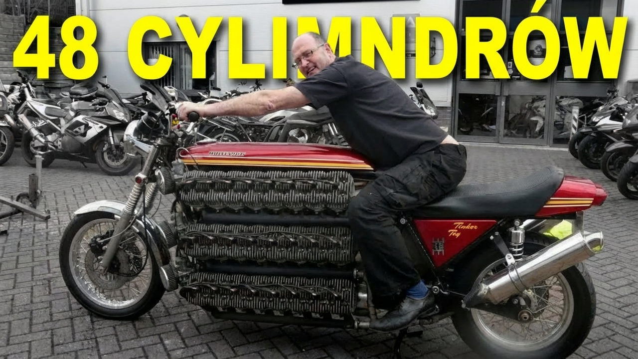 Motocykl z 48 cylindrami – Tinker Toy, jakiego nie widziałeś