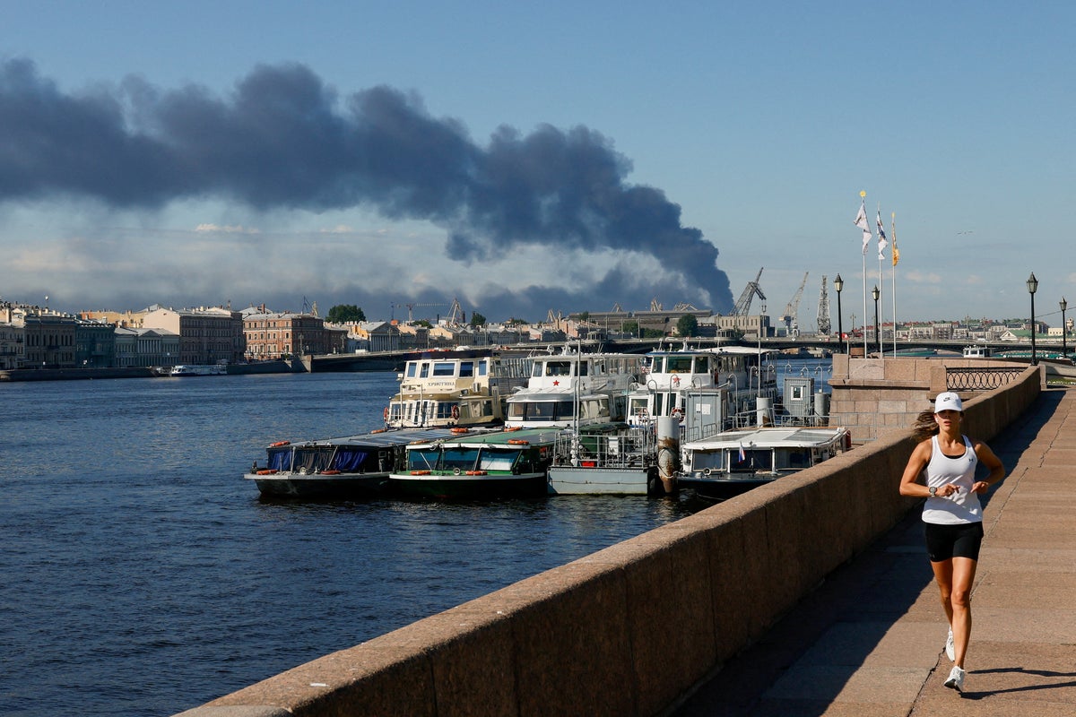 Ukraine war live: Kyiv strikes Baltic Fleet warship near St Petersburg