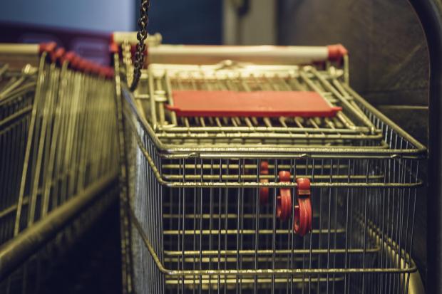 Shopping trolley deliberately set on fire near retail park in Bradford