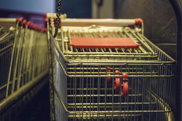 Shopping trolley deliberately set on fire near retail park in Bradford