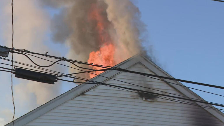 Large emergency response after raging blaze breaks out in Quincy
