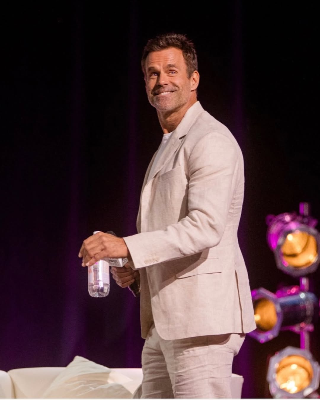 What Cameron Mathison said when the cameras stopped rolling