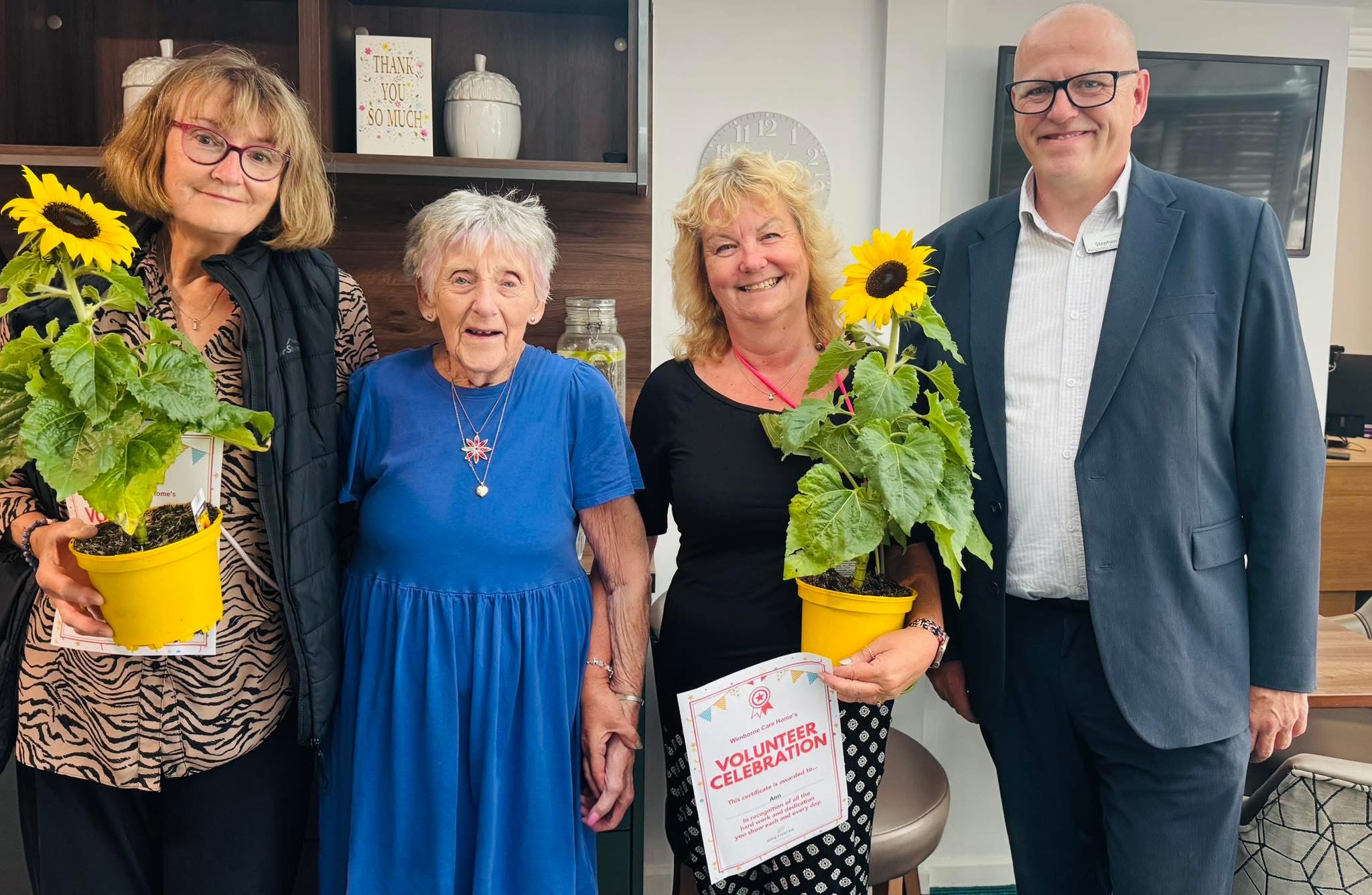 Hayling Care Home celebrates dedicated volunteers during Volunteers Week