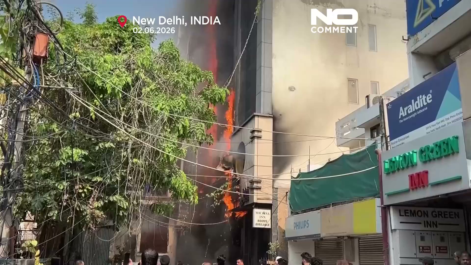 Fire tears through New Delhi building, killing at least 18