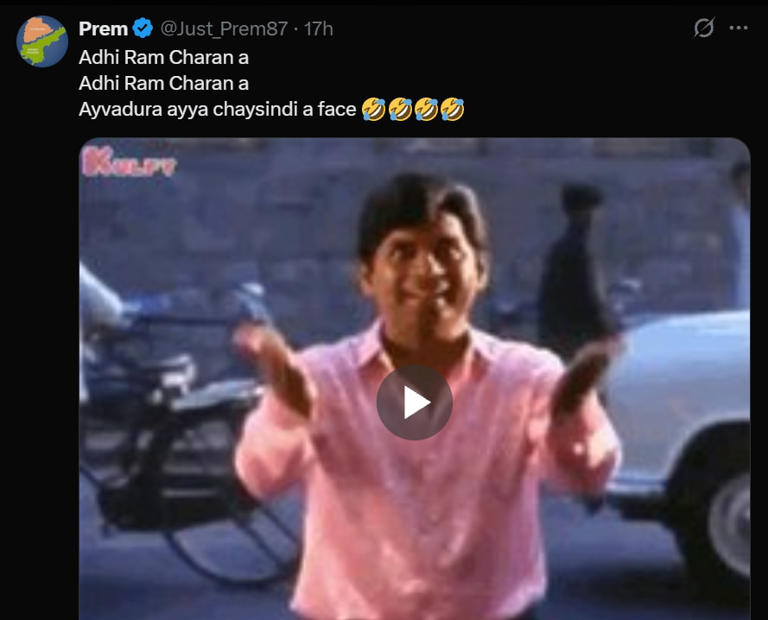 Ram Charan fan club trolled for idol that doesn't resemble him ...