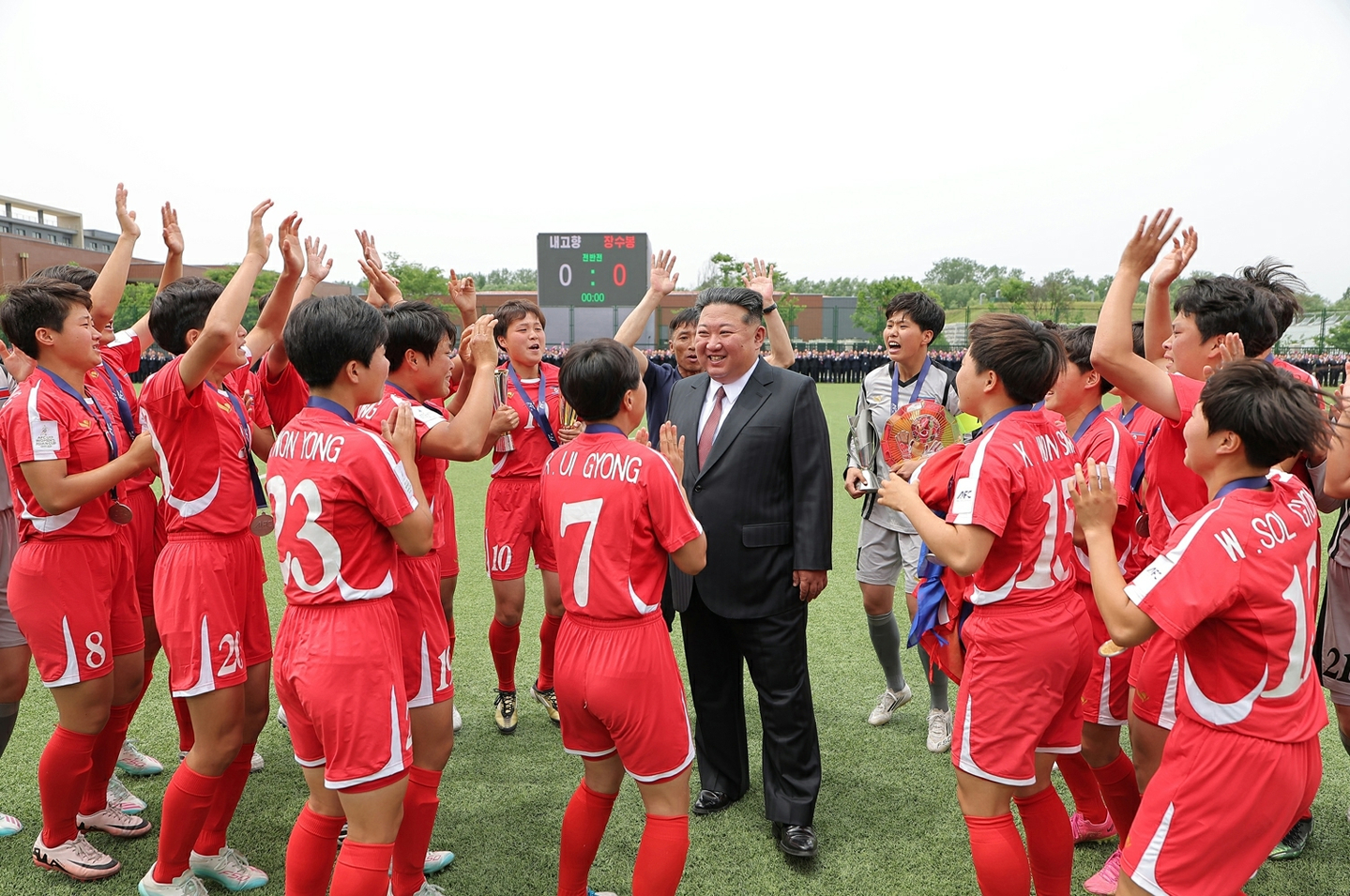 Stone-faced no longer: North Korea's Naegohyang Women's FC burst into ...