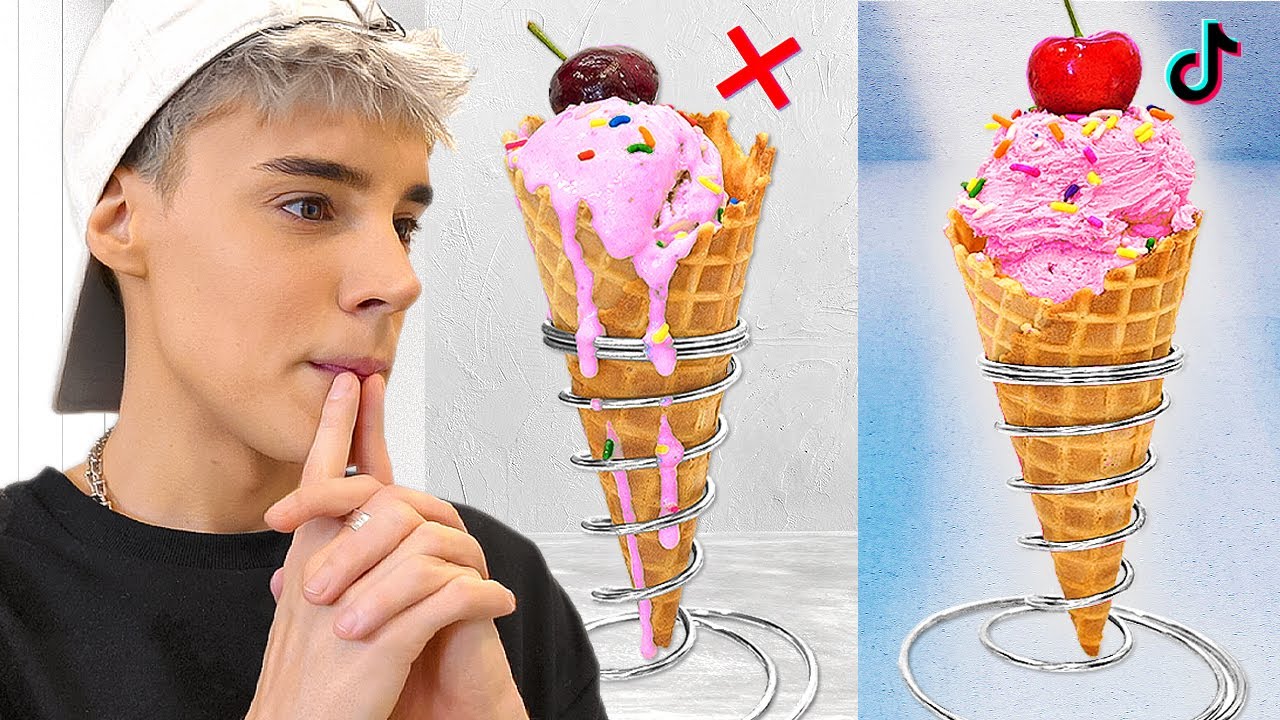 Testing food stylist hacks used in professional TV commercials