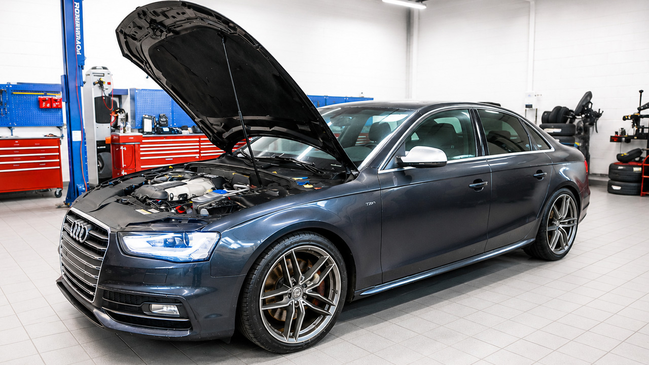 Surprising my friend with a modified Audi S4
