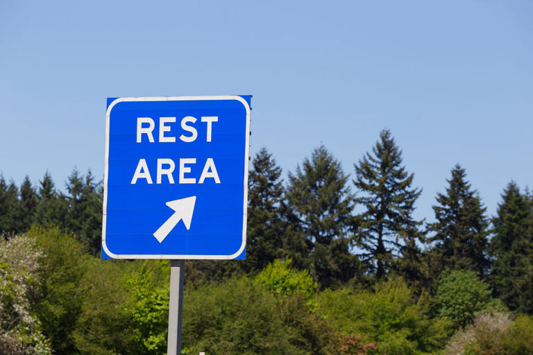 Can you sleep in your car at a NY Thruway rest stop?