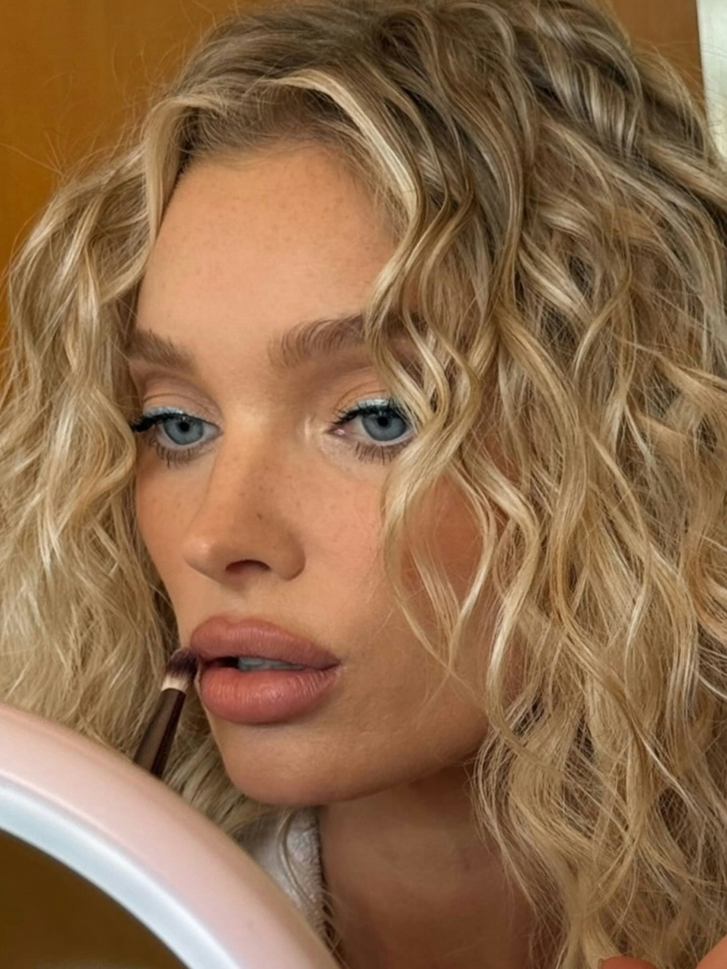 The ’80s called – turns out blue eyeliner is back, but not as you know it