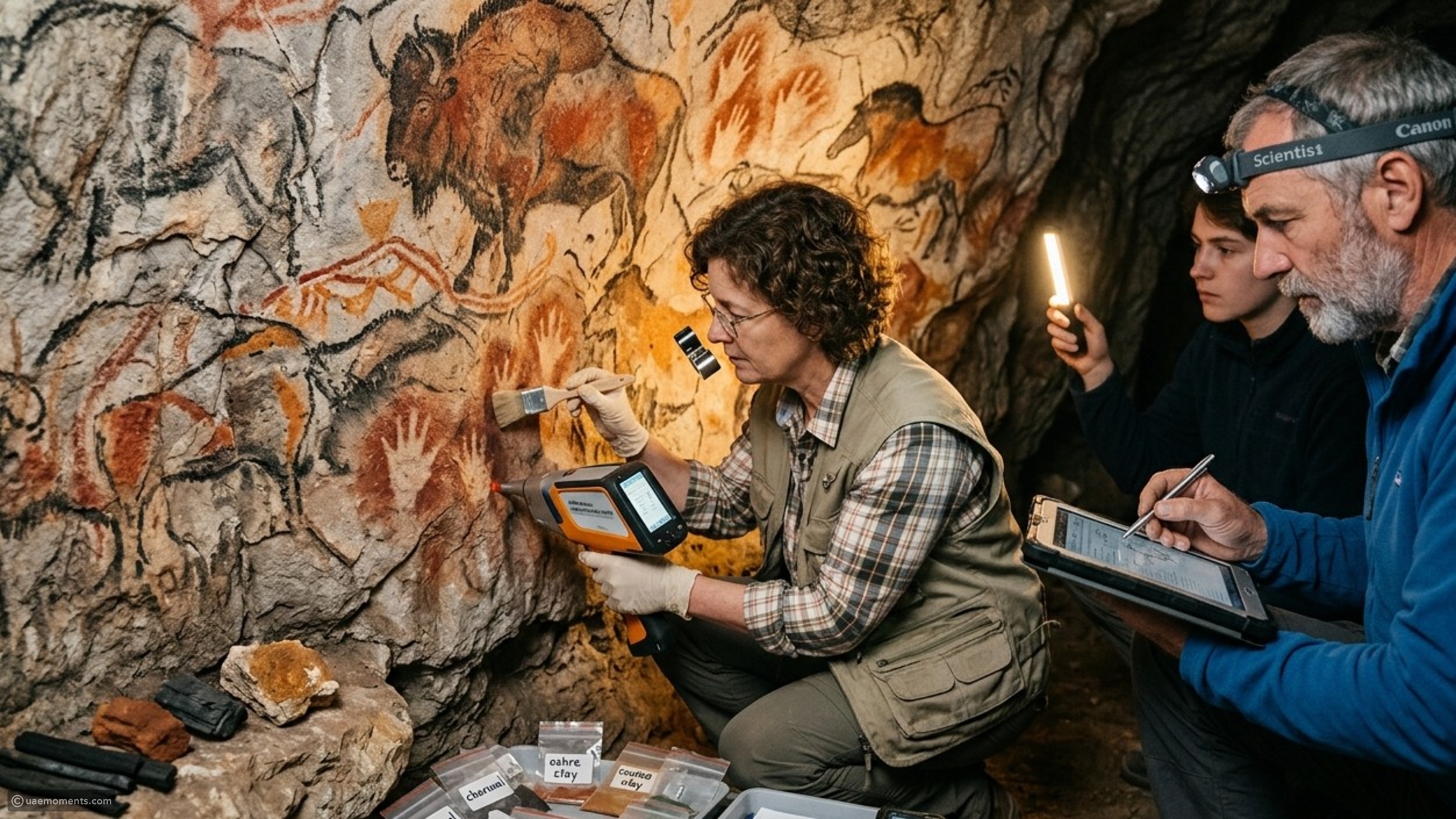 Ancient cave art discovery shows strange beings from before human history