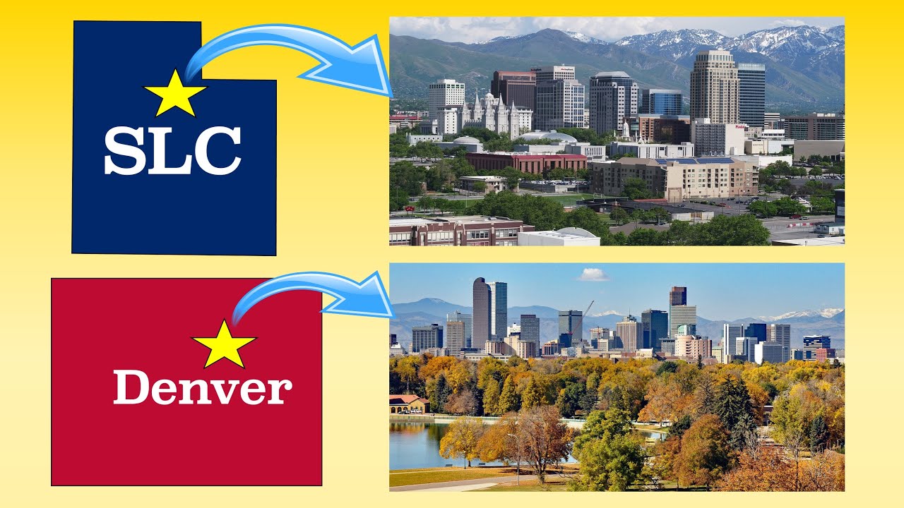 Denver and Salt Lake City compared