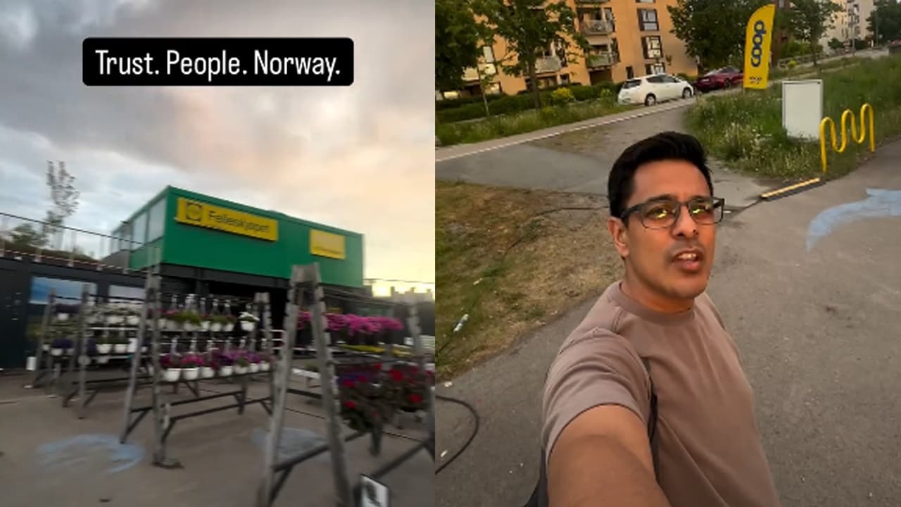 Viral video | Indian man in Norway reveals flower shop with no cashier ...