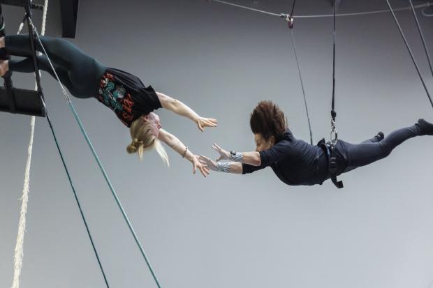 69-year-old Glasgow woman discovers a thrilling new life on flying trapeze