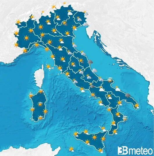 Maltempo, temporali e instabilità in tutta la penisola fino a venerdì ...