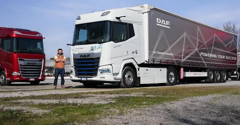 Diesel alle stelle. A che punto siamo con i camion elettrici? DAF XF ...