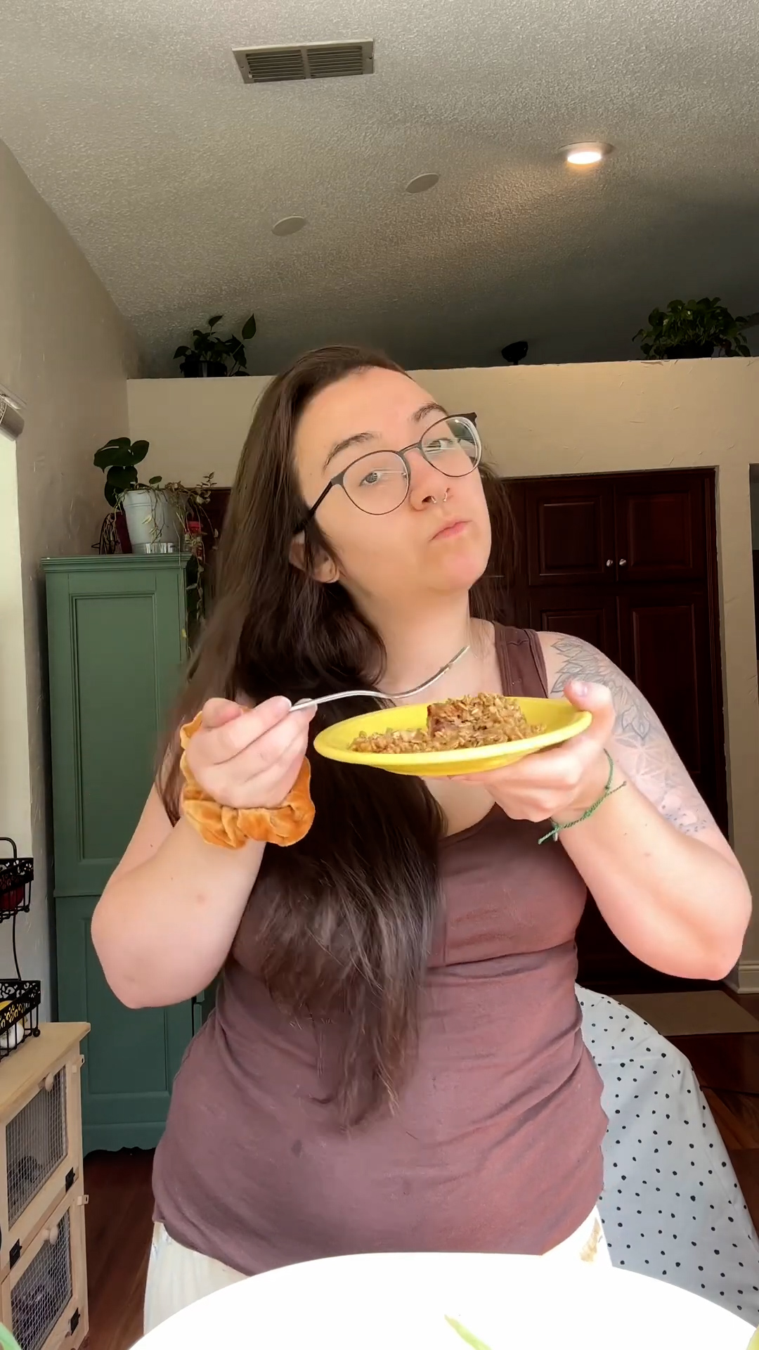 Using fresh duck eggs from our homestead in oat bars on our homestead