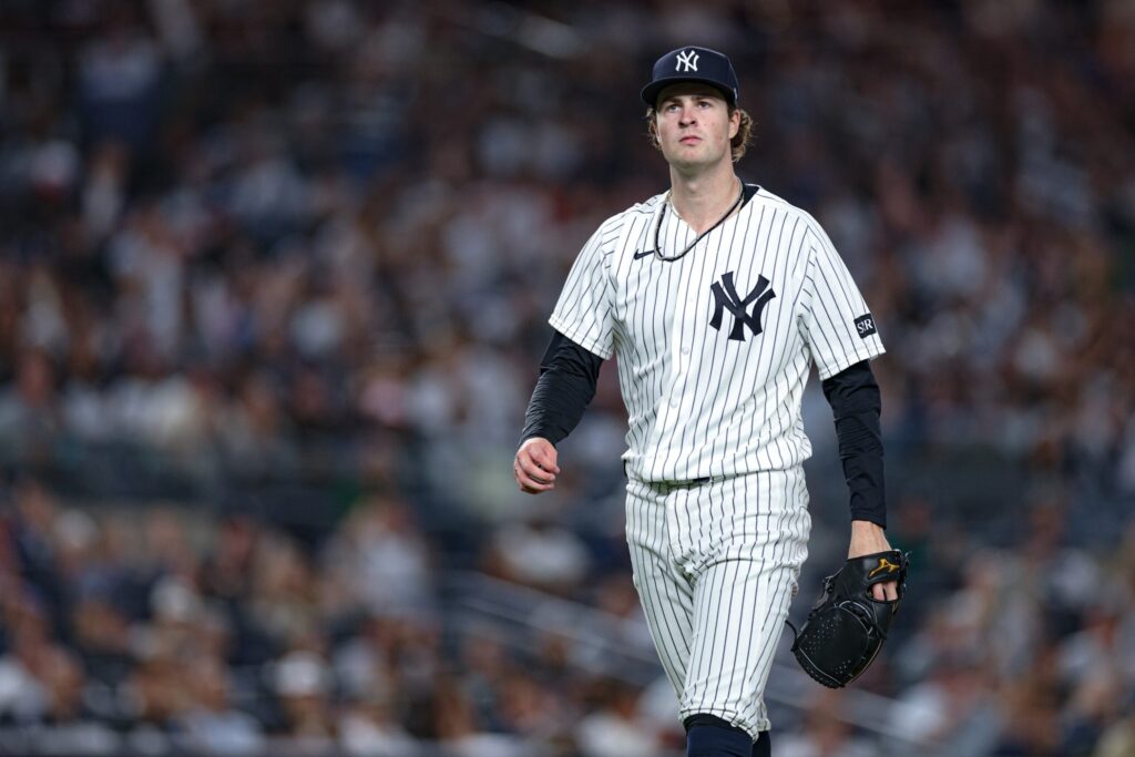 Yankees’ Cam Schlittler has rough outing against Guardians: Yields five ...