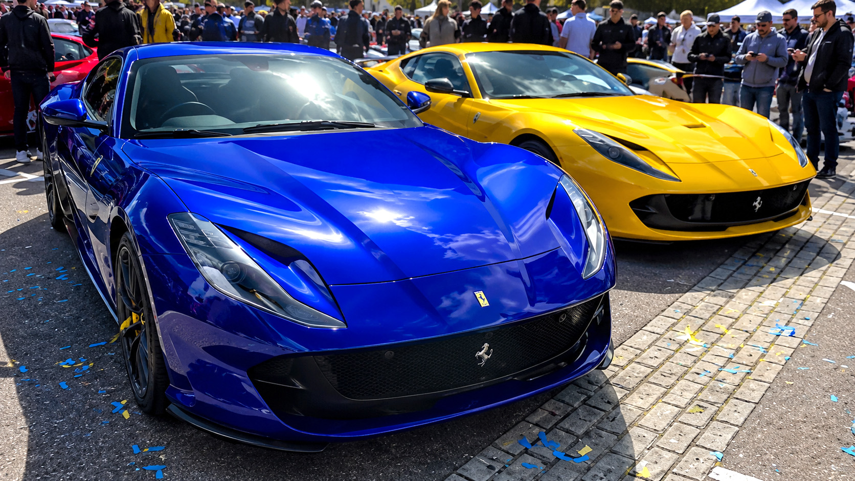 $10M+ supercar grid turns Rotterdam into an exotic car showcase