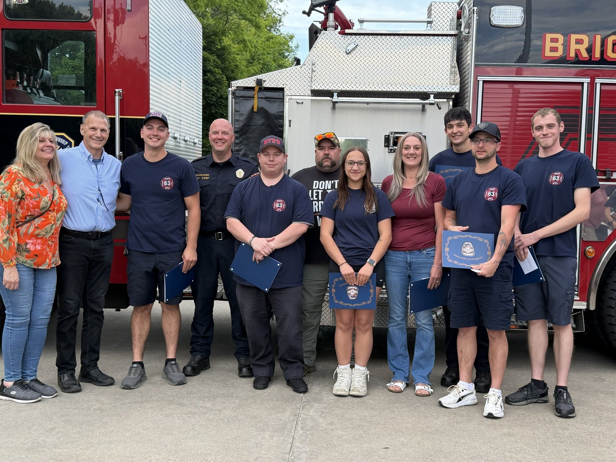 8 Brighton Township firefighters, medic honored with life saving awards