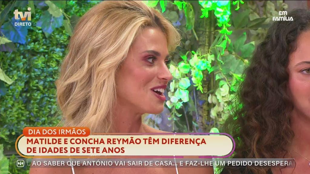 Matilde Reymão emociona-se ao falar da irmã Concha: «Ensina-me imensa ...