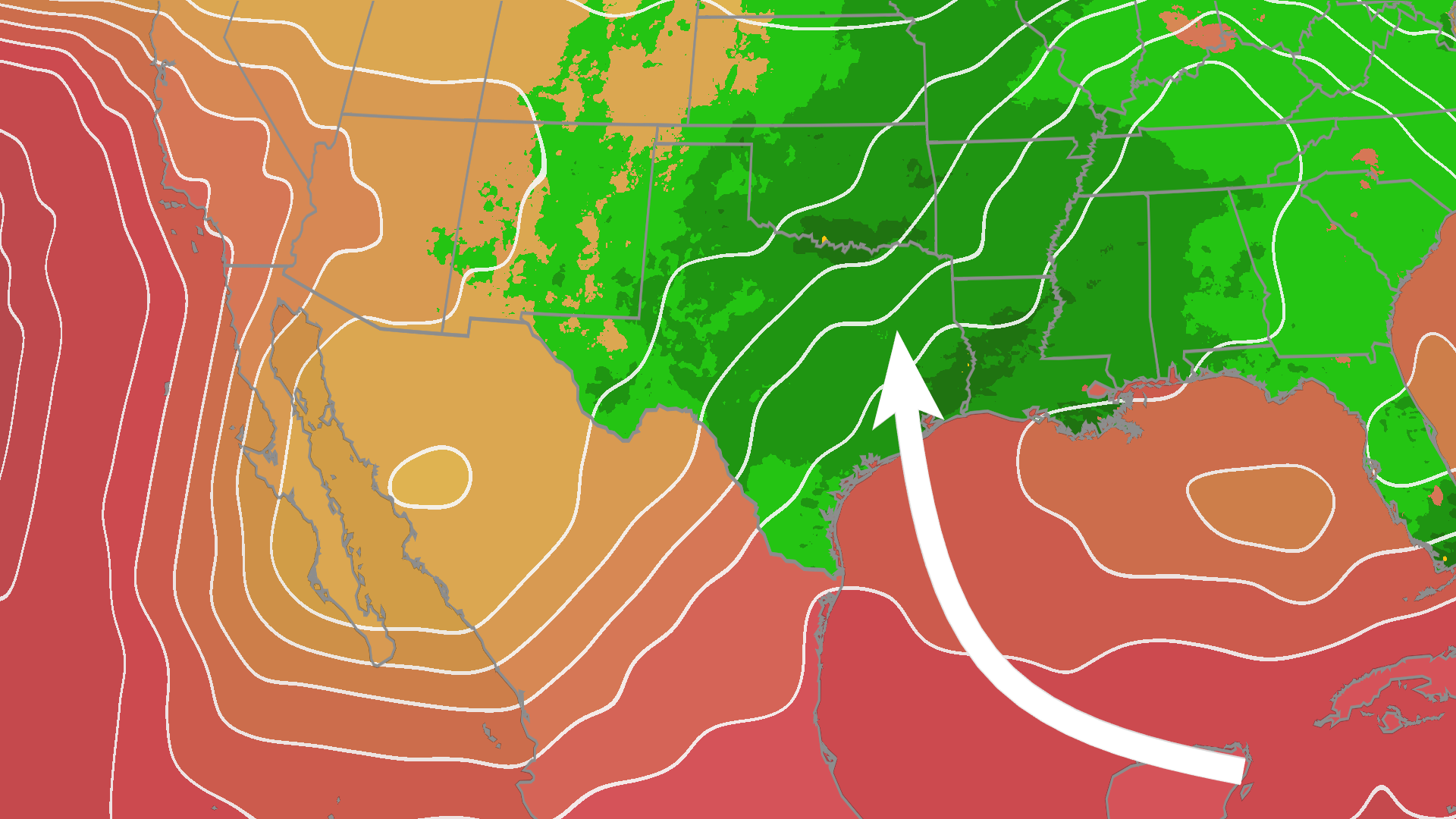 Why a rainy pattern is setting up in the southern plains