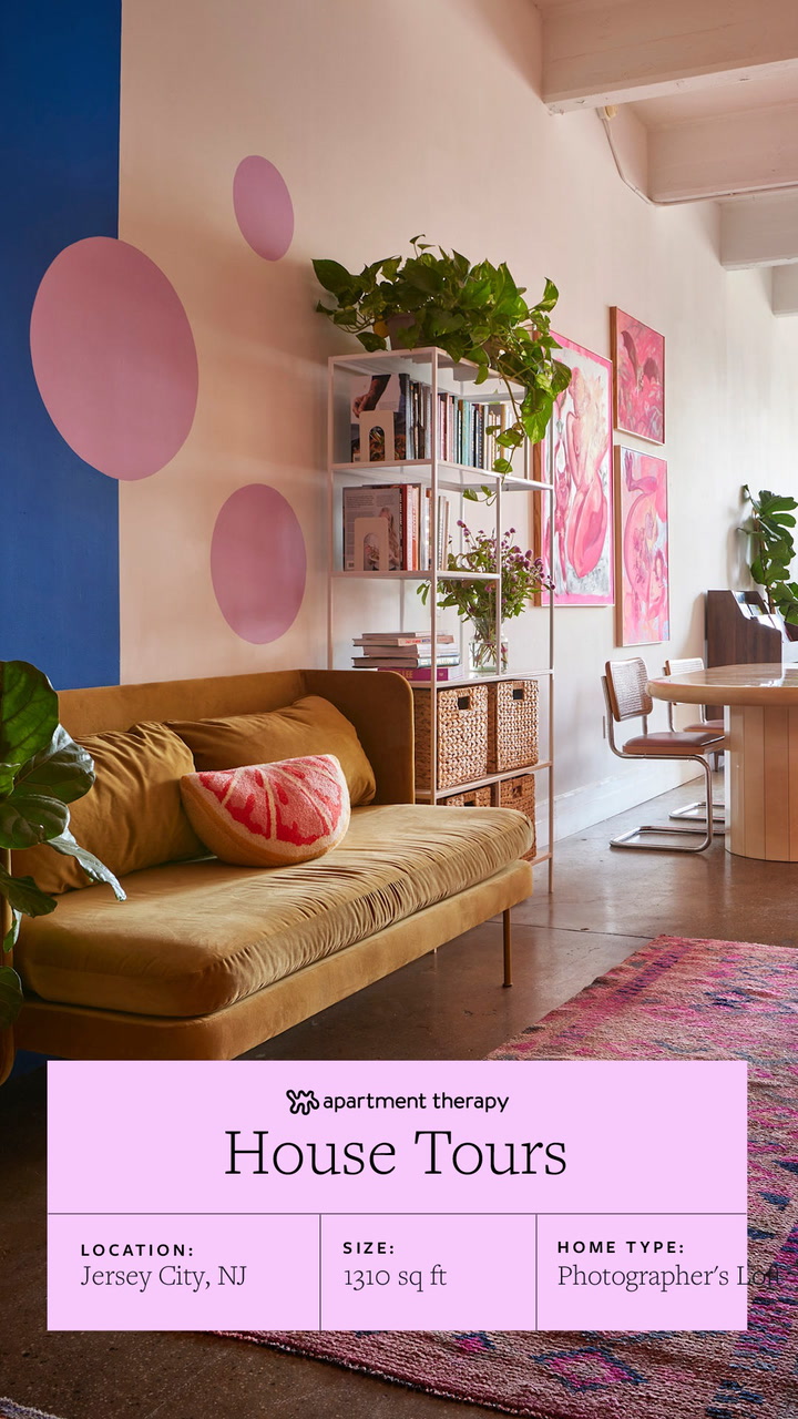 House tour: Averie's colorful Jersey City loft