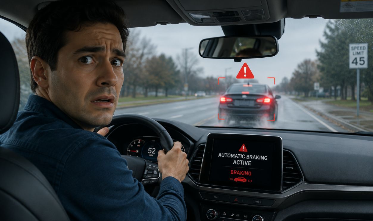 My car's safety features slam the brakes for no reason. Can the ...