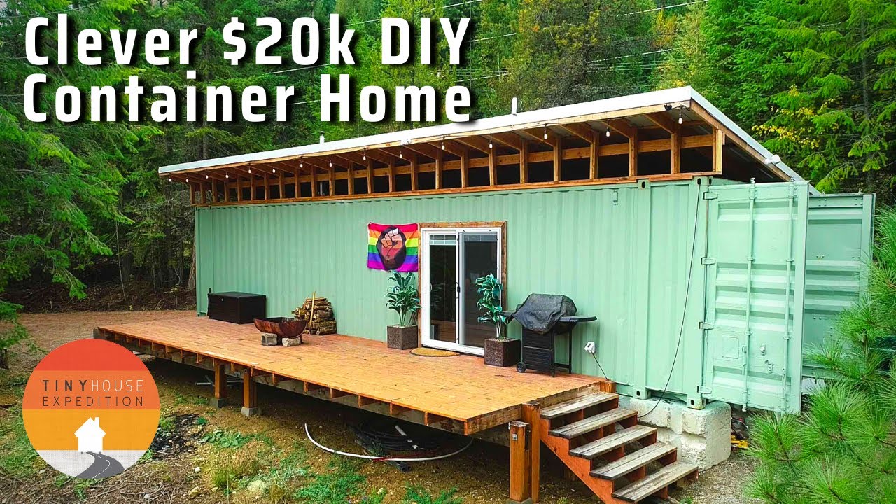 Discover how they crafted their waterfront shipping container home