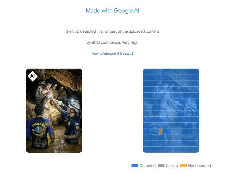 Circulating image of Laos cave rescue is AI-generated