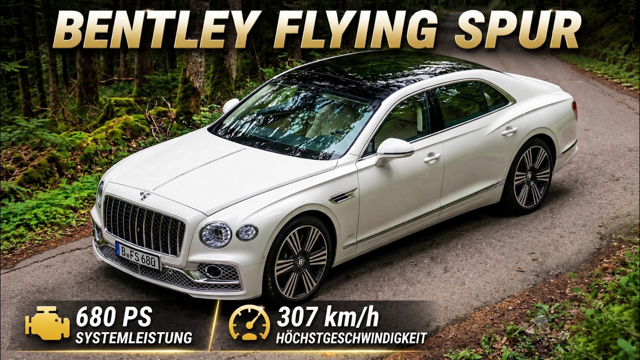 2026 Bentley Flying Spur Facelift mit neuem Design und 680 PS Hybrid
