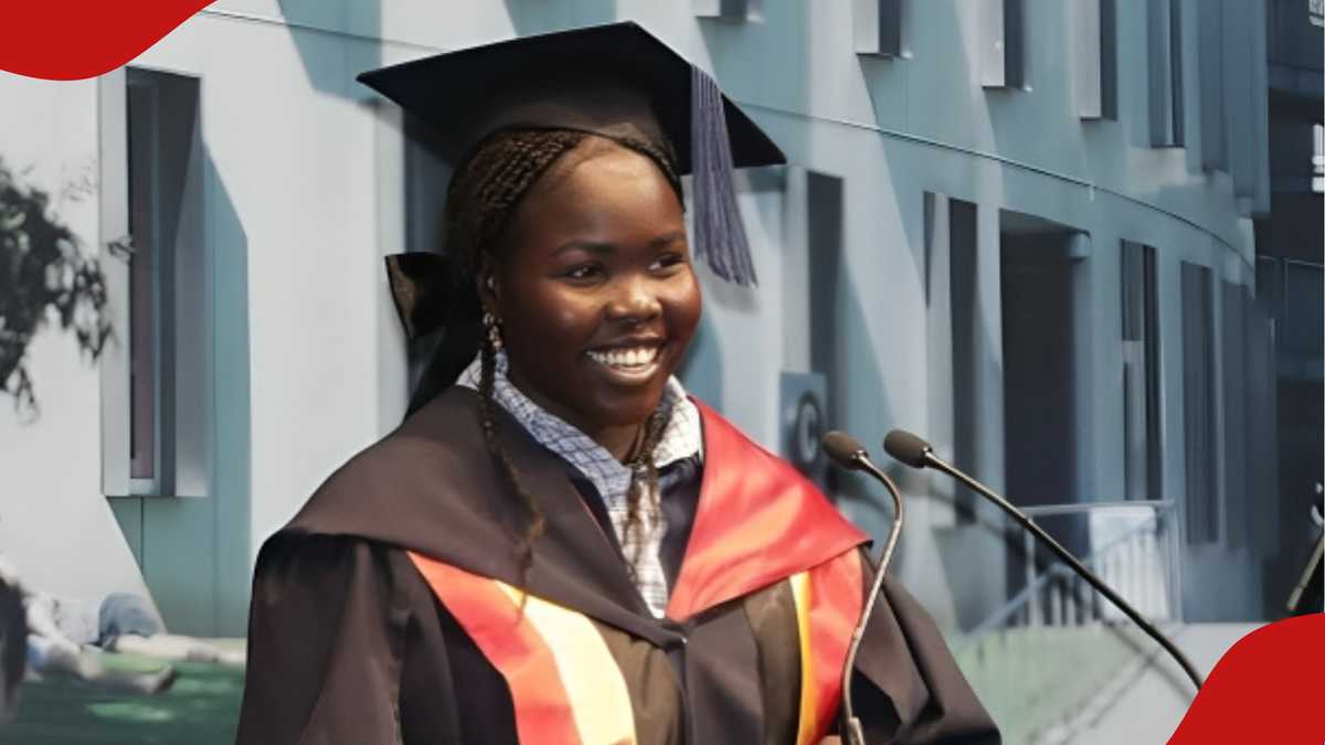 Woman graduates with master's degree in creative writing in Australia ...