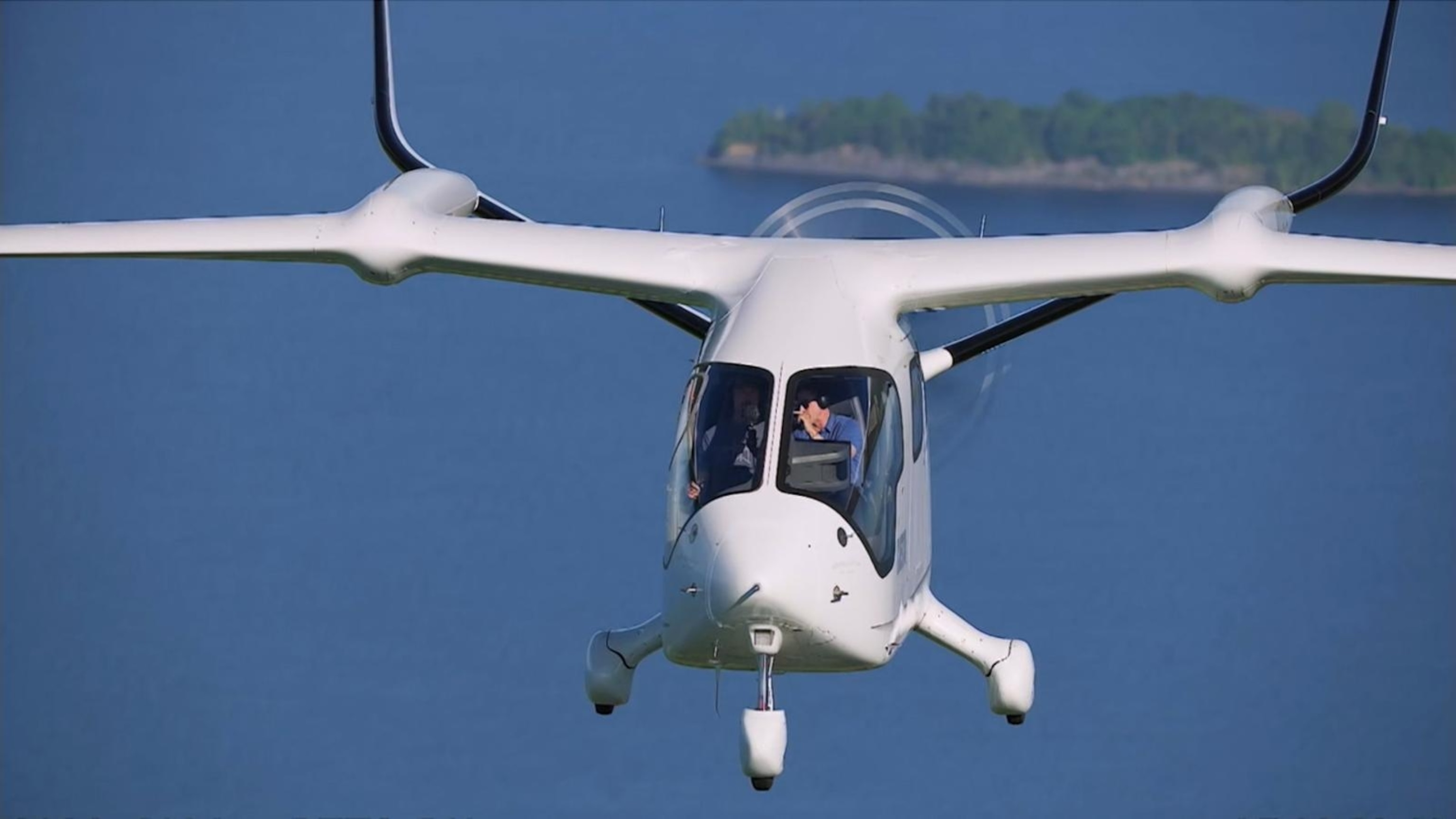 On board the 1st electric plane