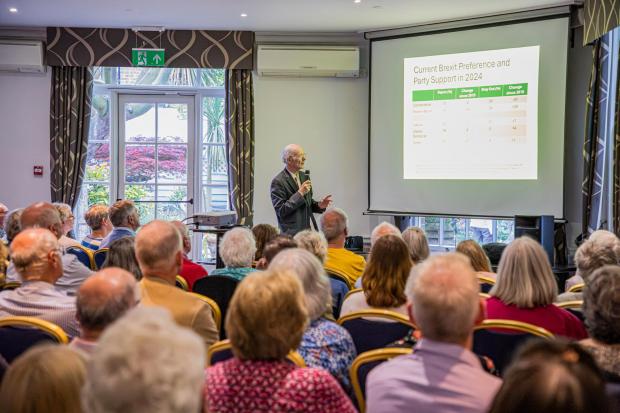 Sir John Curtice examines future of British politics at Arundells event
