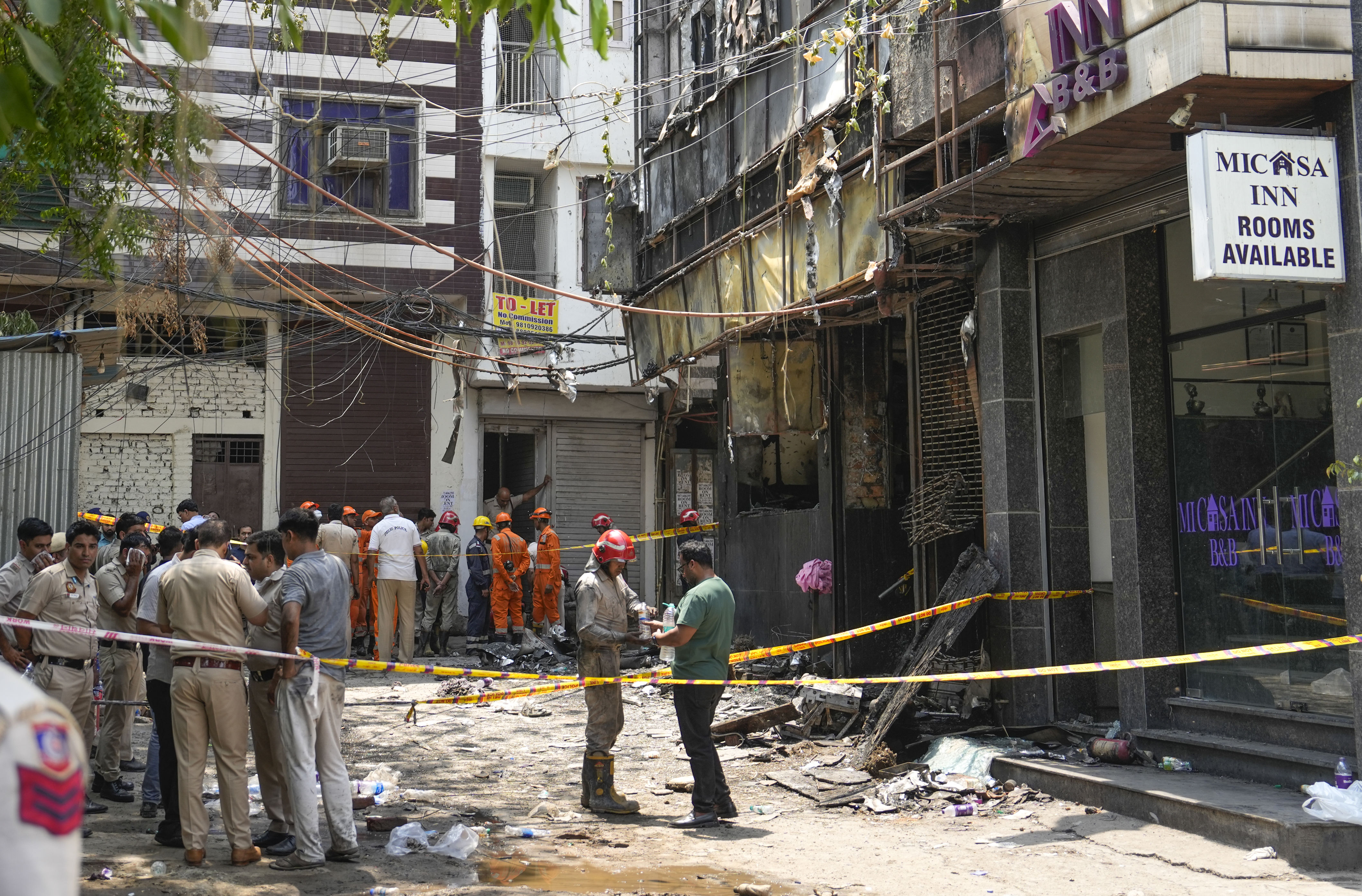 21 killed in South Delhi hotel fire, several foreigners among dead