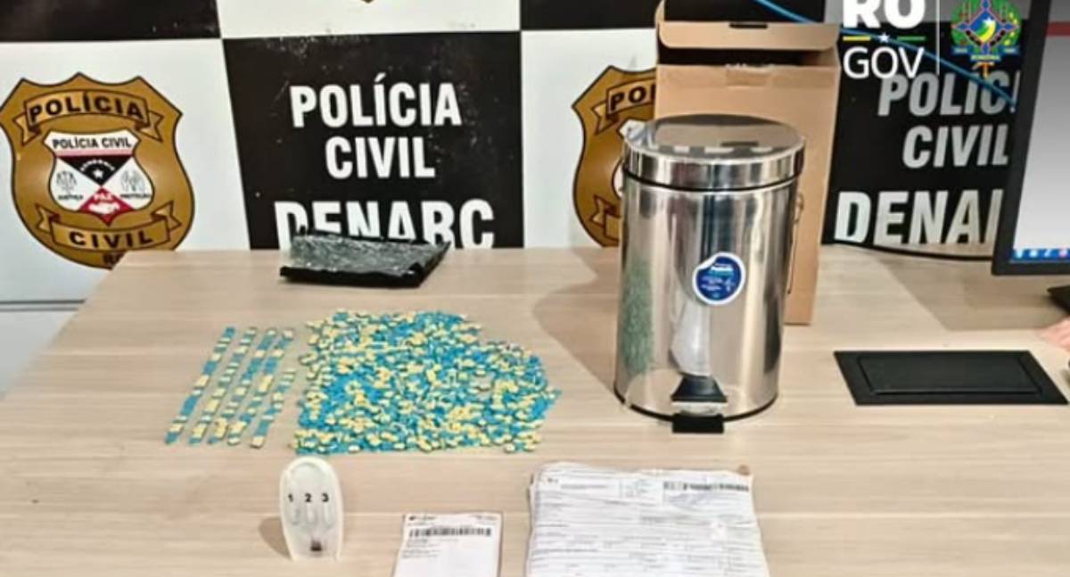 Polícia apreende mais de mil comprimidos de ecstasy em Porto Velho