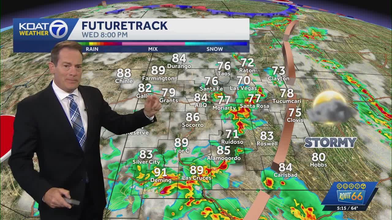 Widespread storm chances continue, flood watches re-issued for Ruidoso ...