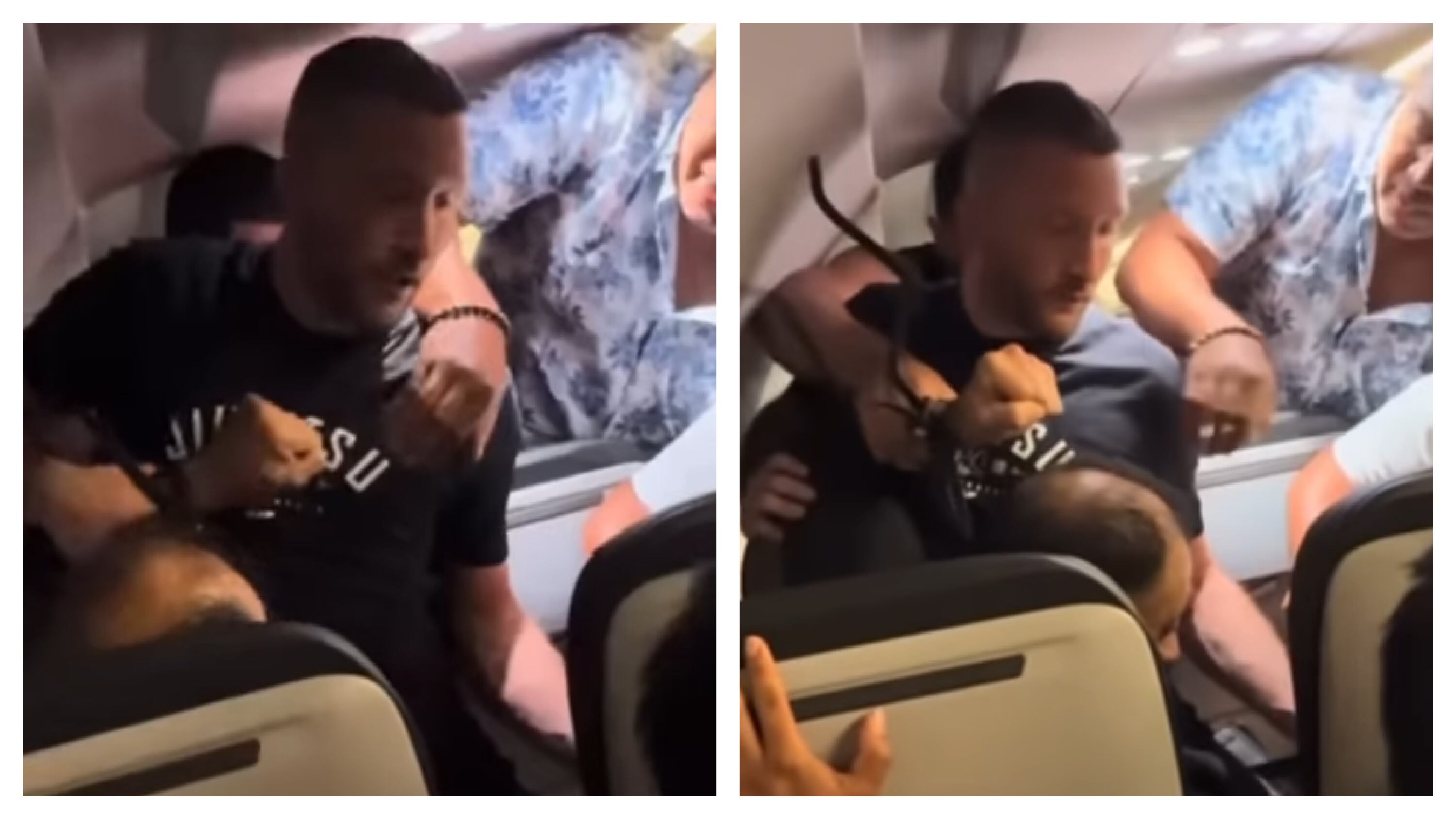 Airline passenger restrained after terrifying mid-flight rampage