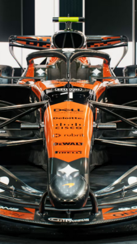 McLaren reveals special 1000 GP livery